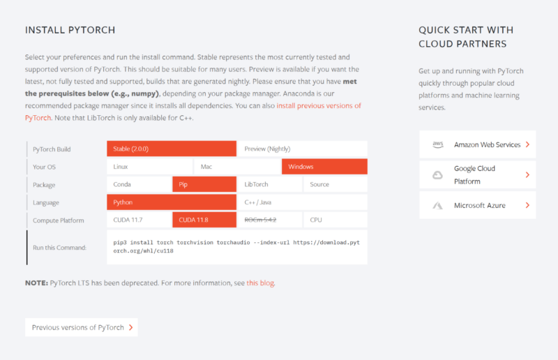PyTorchをpipコマンドでインストールする方法 | Webrary